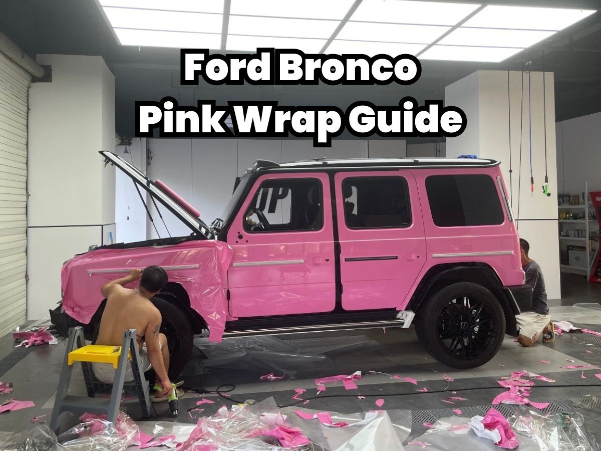 Ford Bronco Pink Wrap Guide: Colors, Cost, Real Installs & Best Option ...