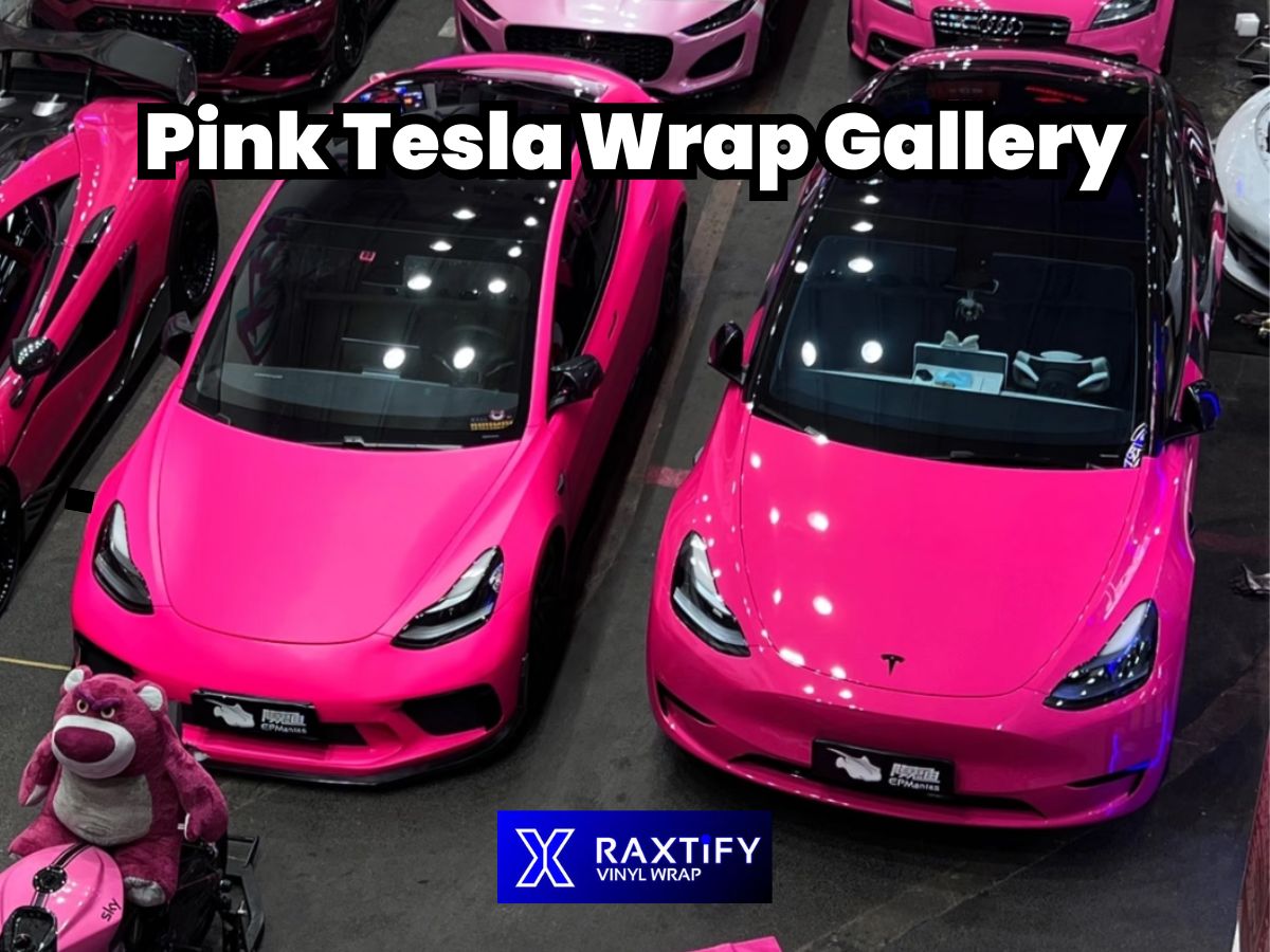 Pink Tesla Wrap Gallery - Stunning Pink Wrap Ideas for Every Tesla Mod ...