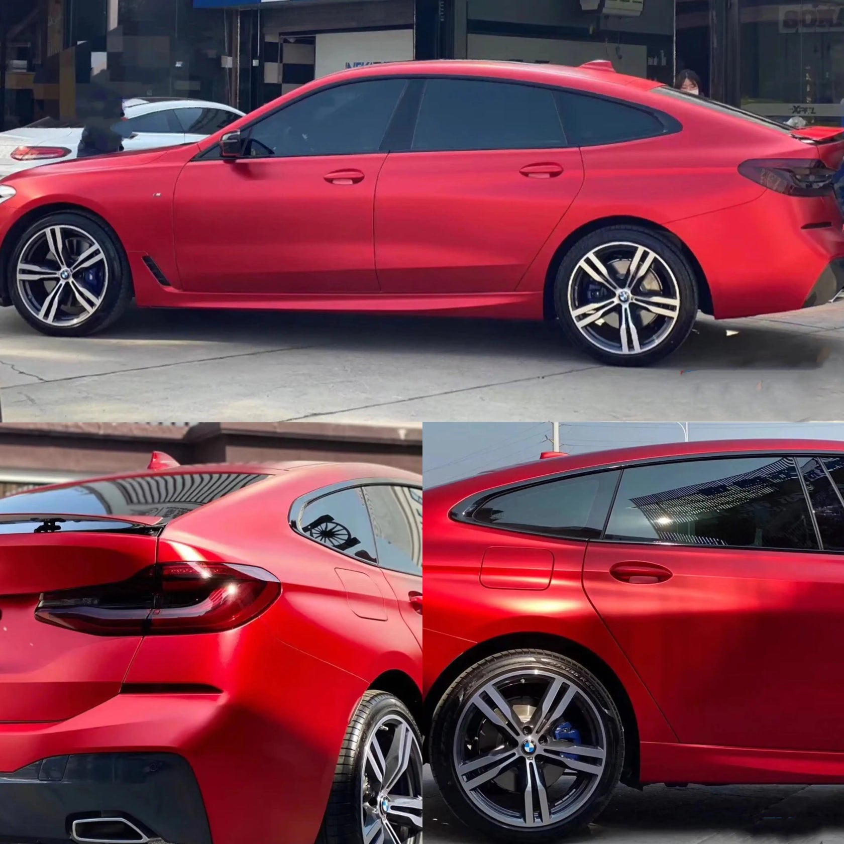 Satin Chrome Prismatic Red Vinyl Car Wrap – RAXTiFY