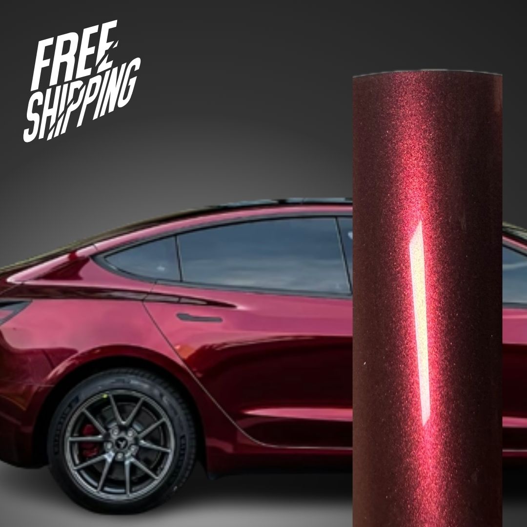 Gloss Metallic Rufous Red Vinyl Car Wrap – RAXTiFY