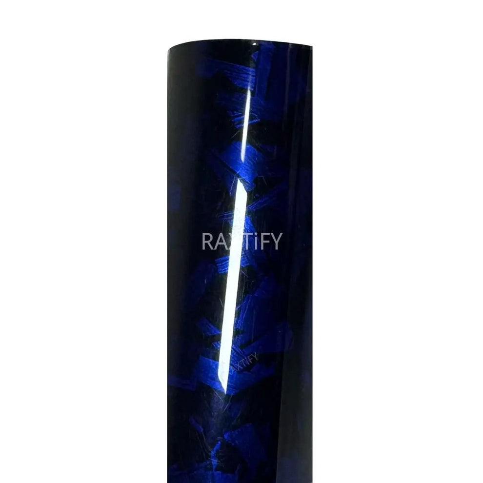 Gloss Black Blue Forged Carbon Fiber Vinyl Wrap – RAXTiFY
