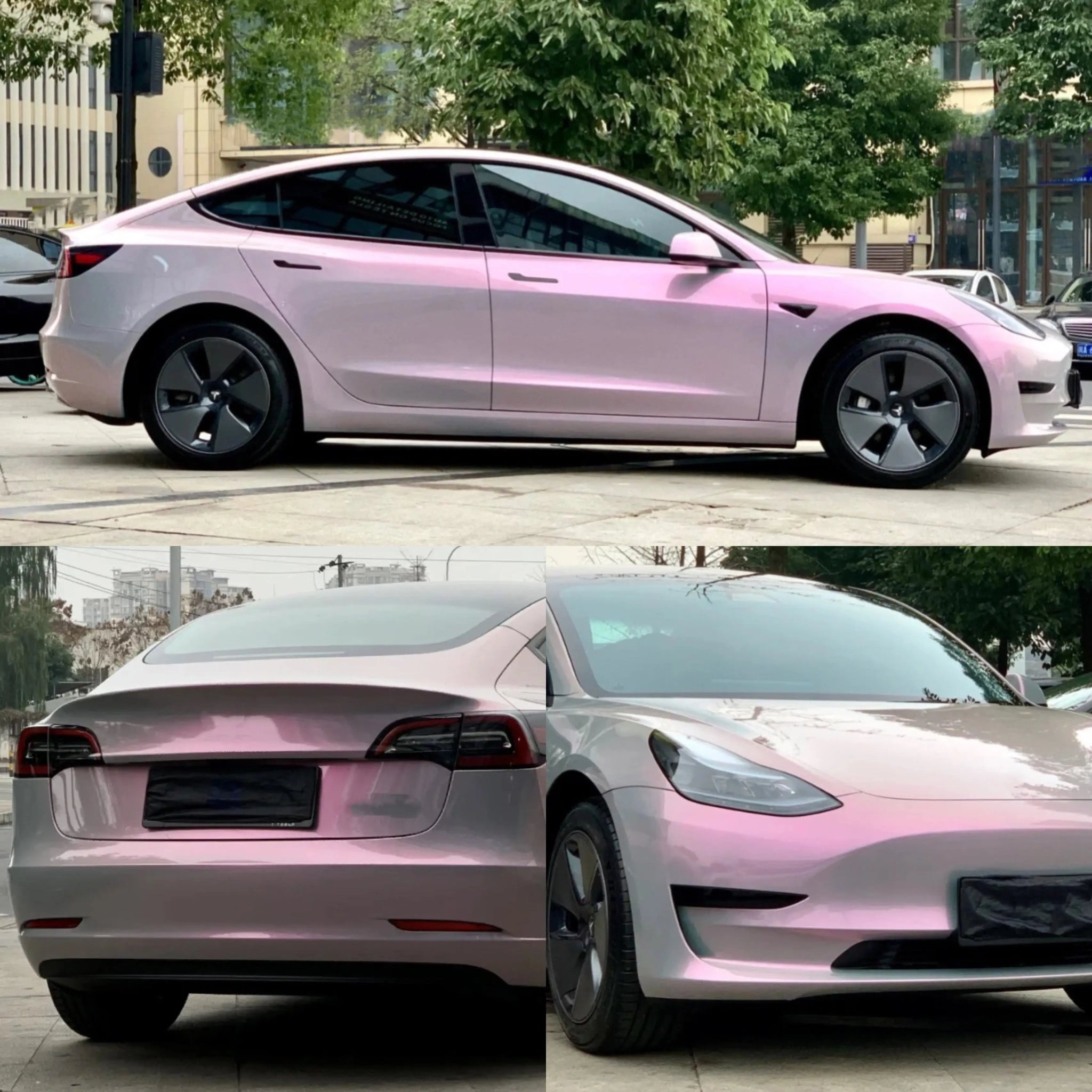 Color Shift Gray Pink Vinyl Car Wrap – RAXTiFY
