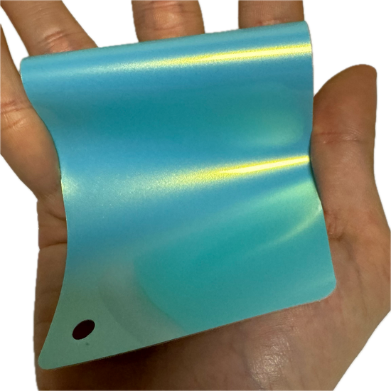 Color Shift Neon Ice Blue Vinyl Wrap