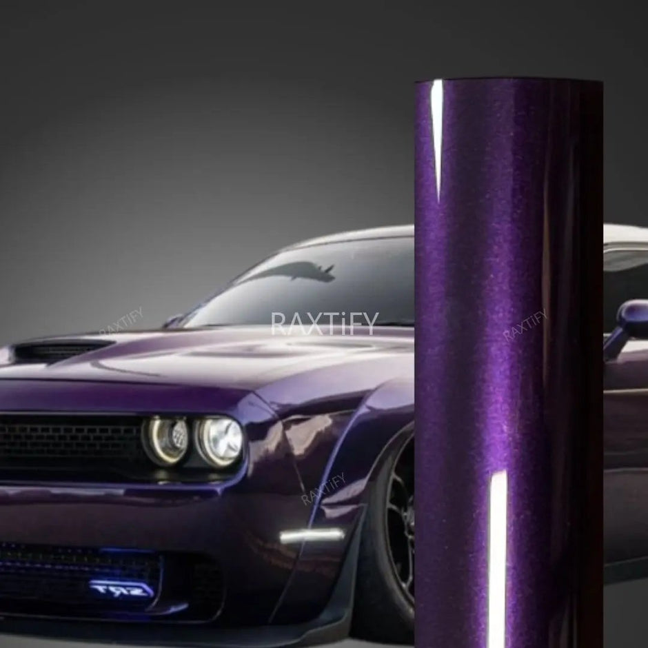 Gloss Metallic Midnight Purple Vinyl Car Wrap – RAXTiFY