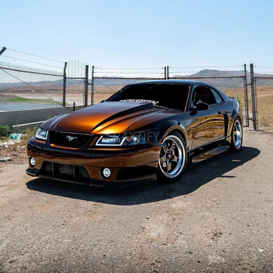 Gloss Metallic Dark Copper Car Wrap