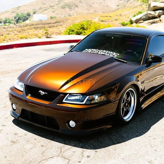 Gloss Metallic Dark Copper Car Wrap