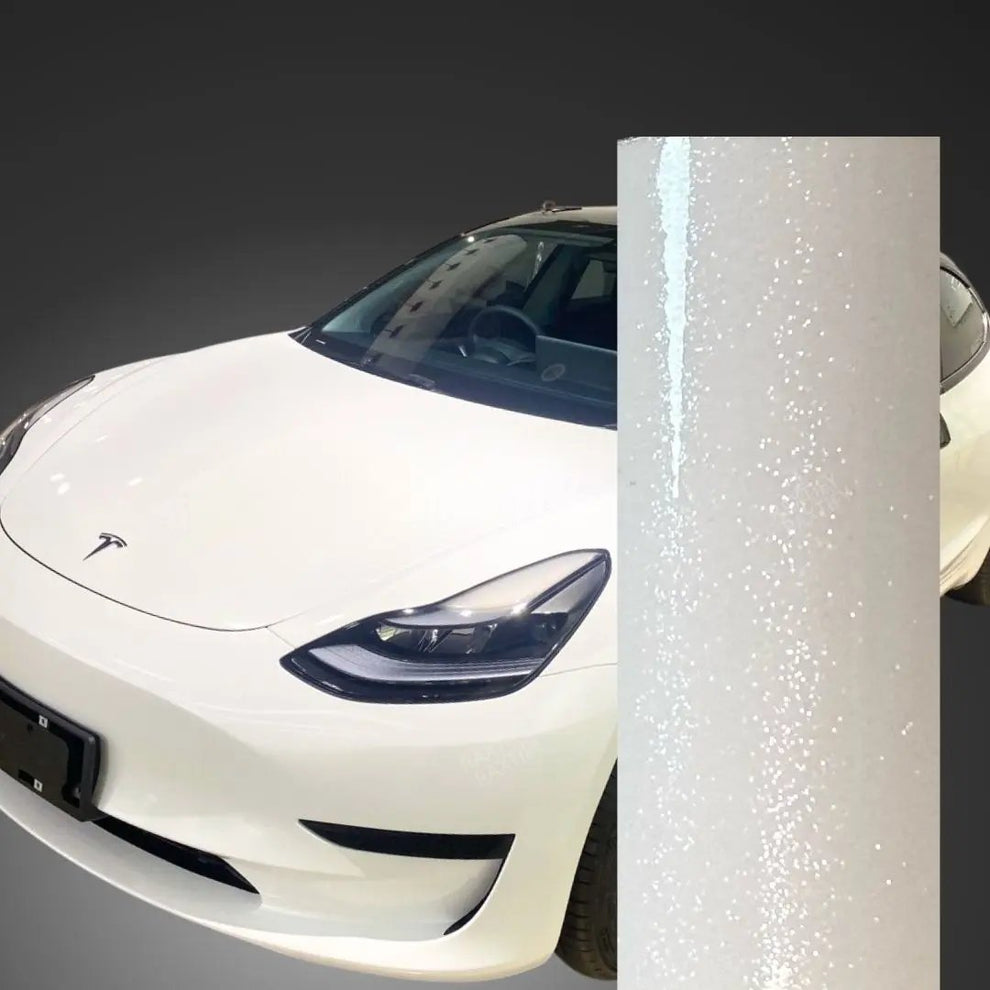 Gloss Diamond Pearl White Vinyl Wrap – RAXTiFY