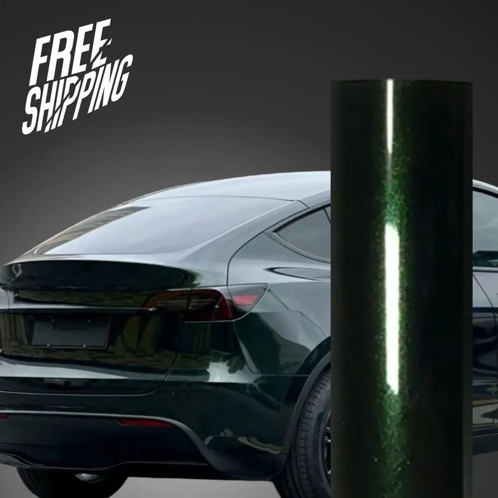 Gloss Metallic Dark Emerald Green Vinyl Wrap – RAXTiFY