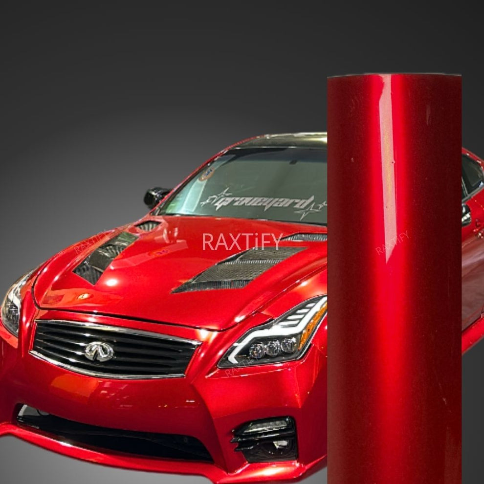 Gloss Metallic Gem Red Vinyl Wrap – RAXTiFY