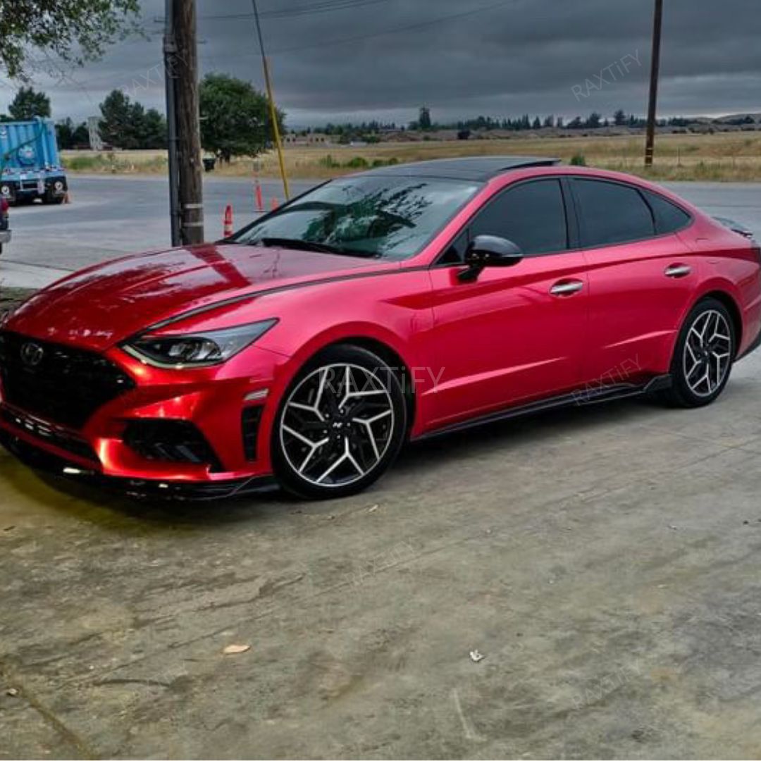 Gloss Metallic Vampire Red Vinyl Wrap