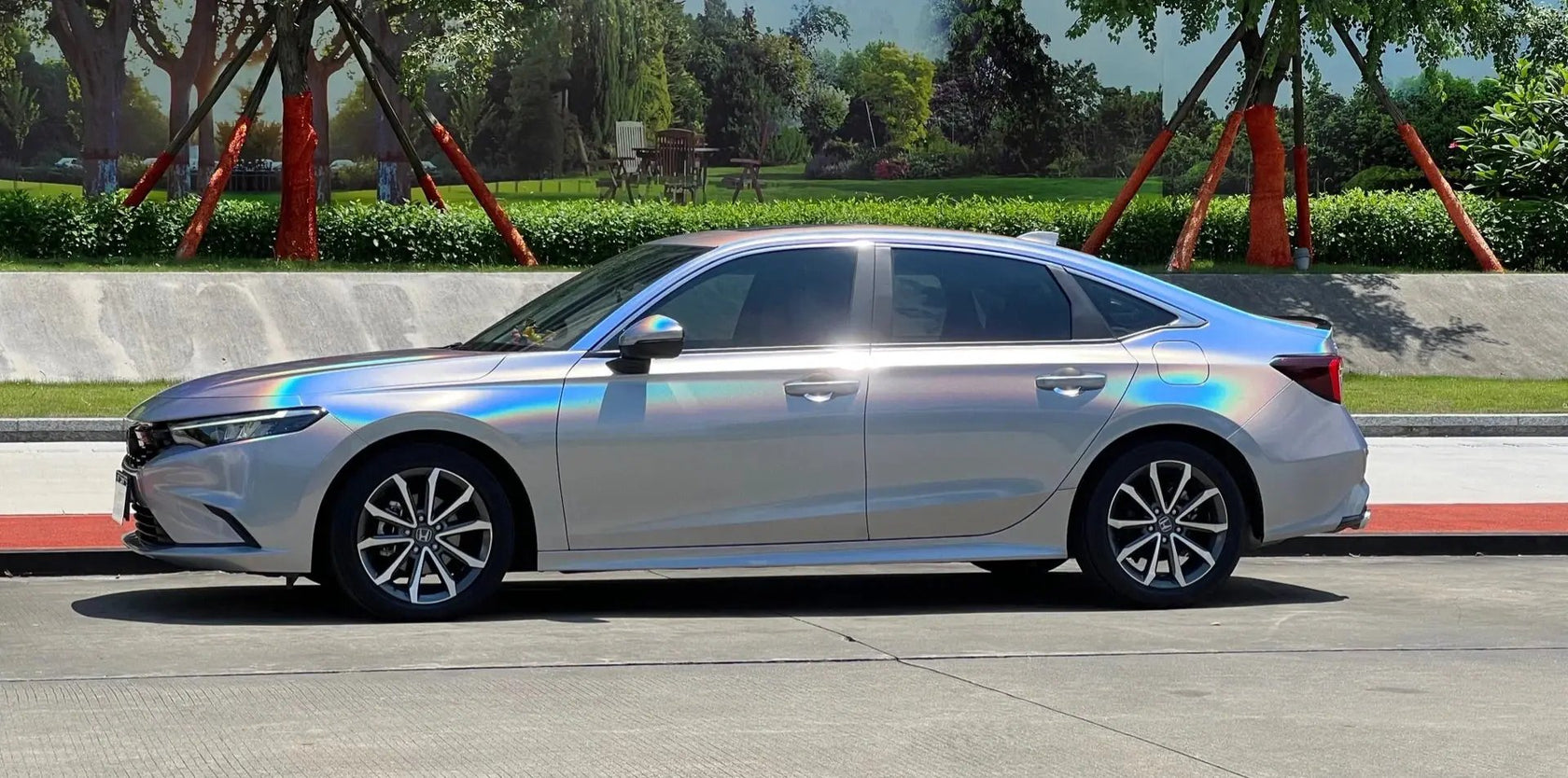 Laser Gloss Silver Vinyl Car Wrap – RAXTiFY