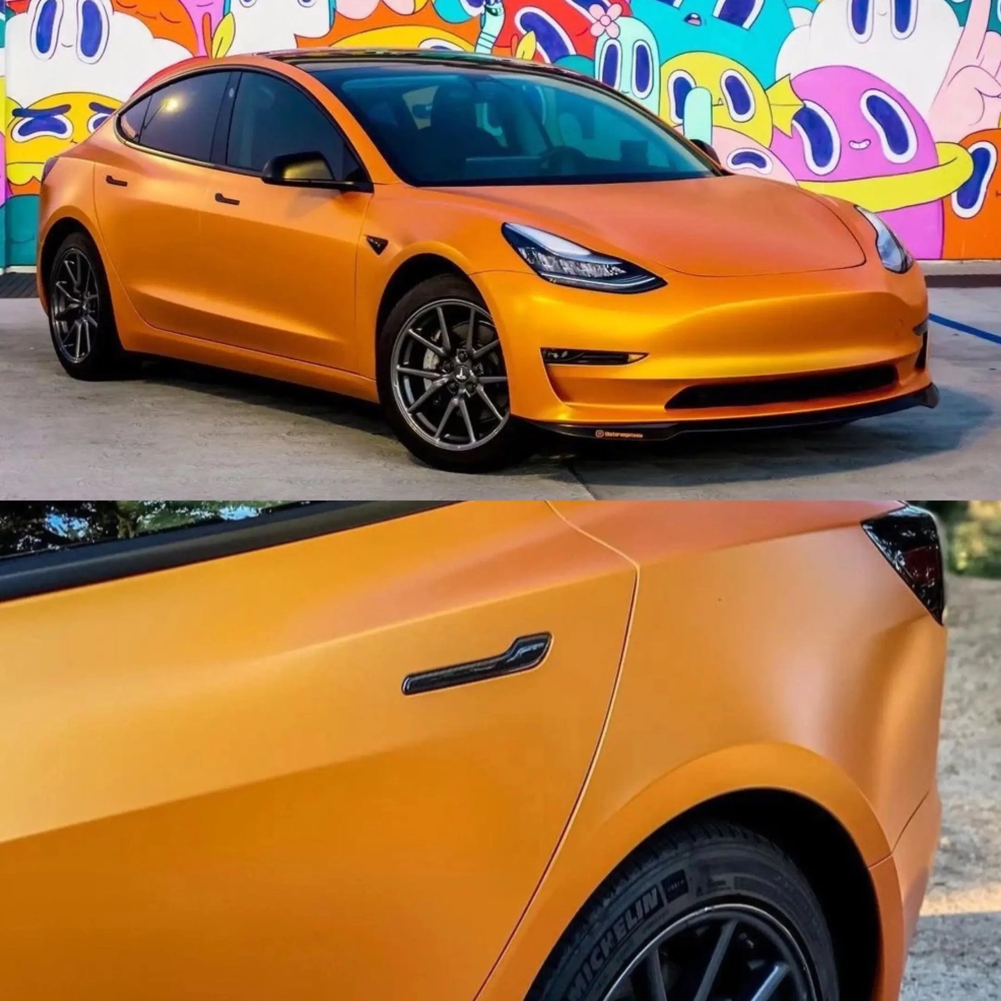 Satin Metallic Brown Vinyl Wrap – RAXTiFY