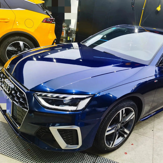 Gloss Metallic Midnight Blue Car Wrap – RAXTiFY