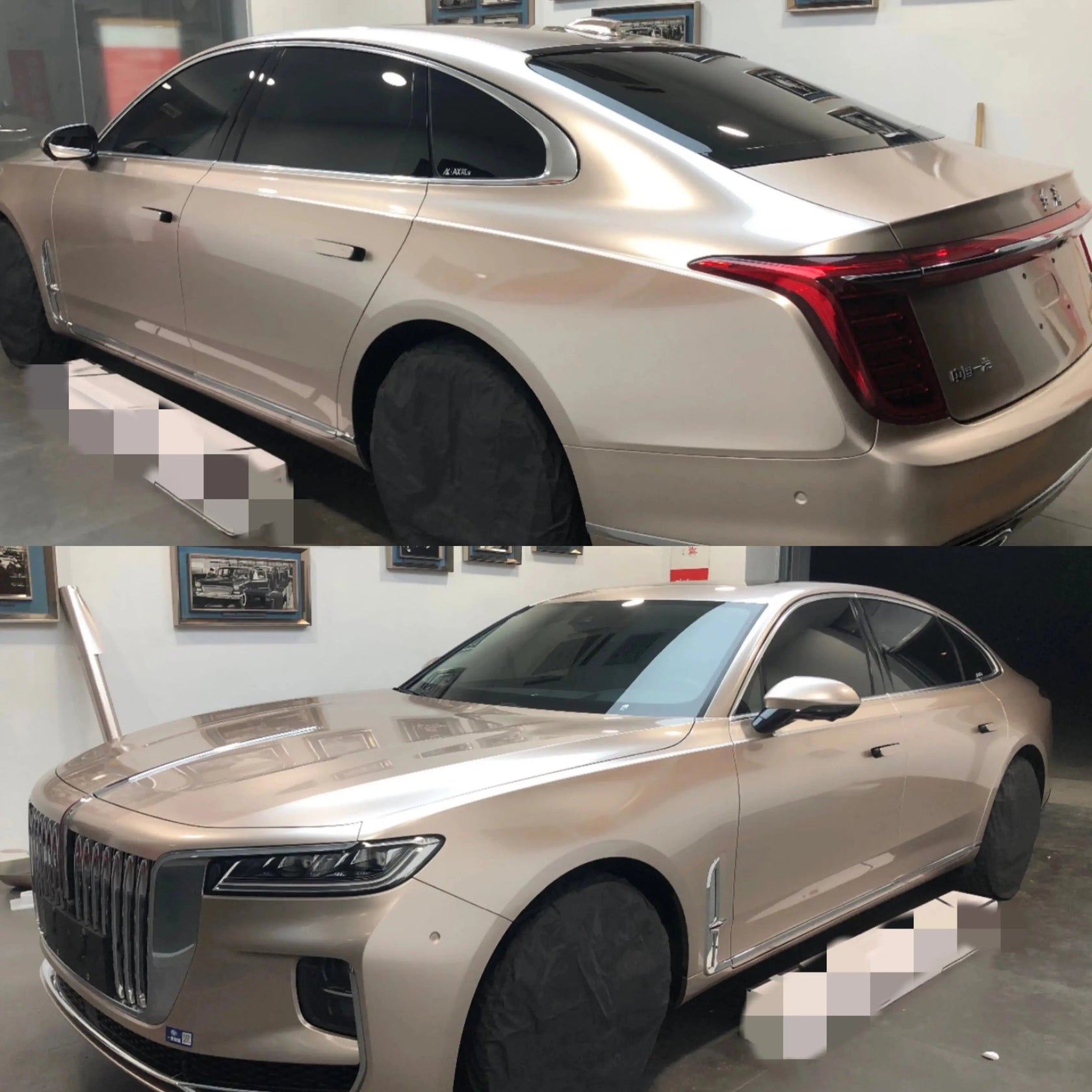 Gloss Metallic Champagne Gold Car Wrap – RAXTiFY