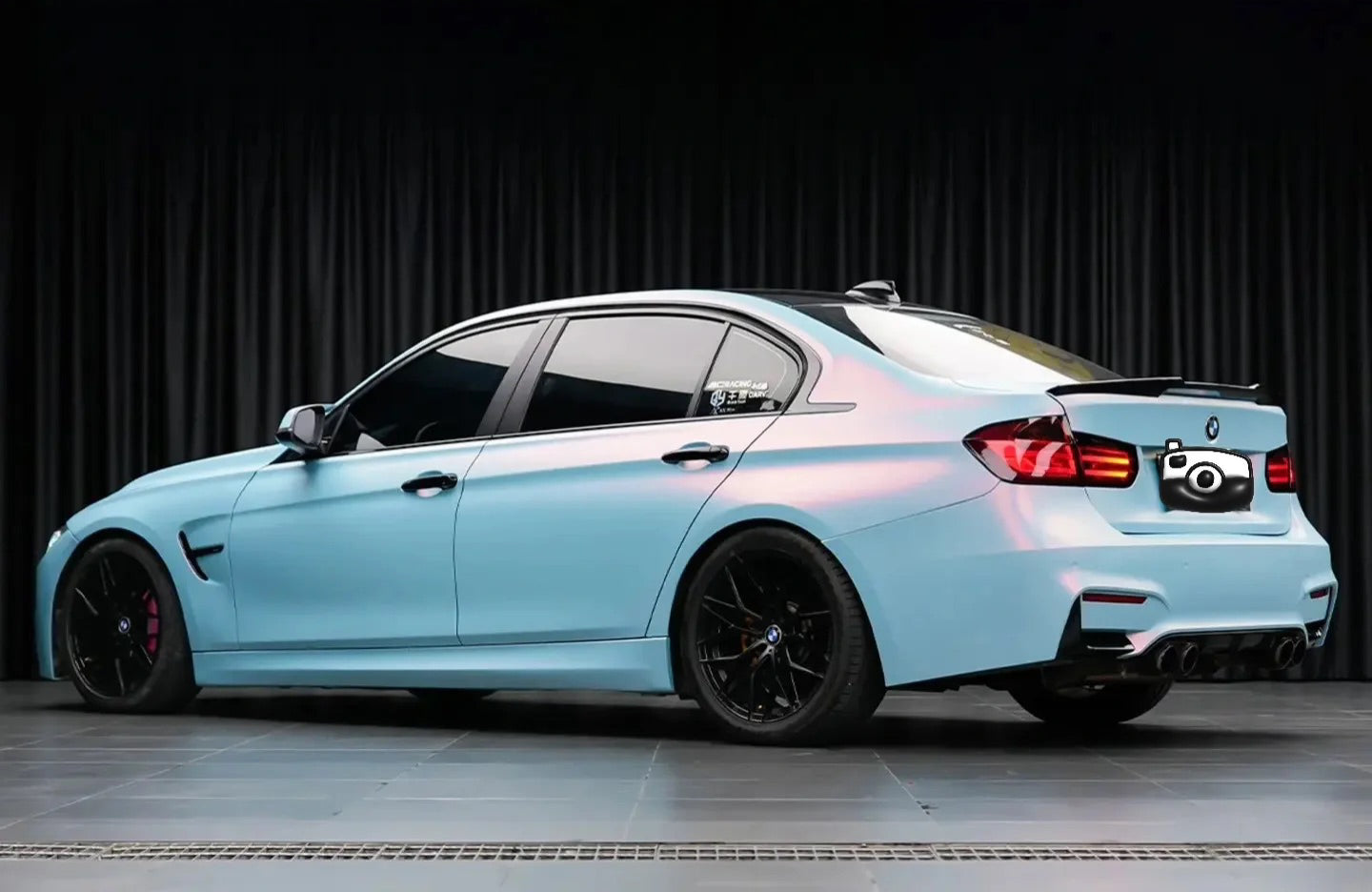 Color Shift Satin Chameleon Blue Vinyl Wrap – RAXTiFY