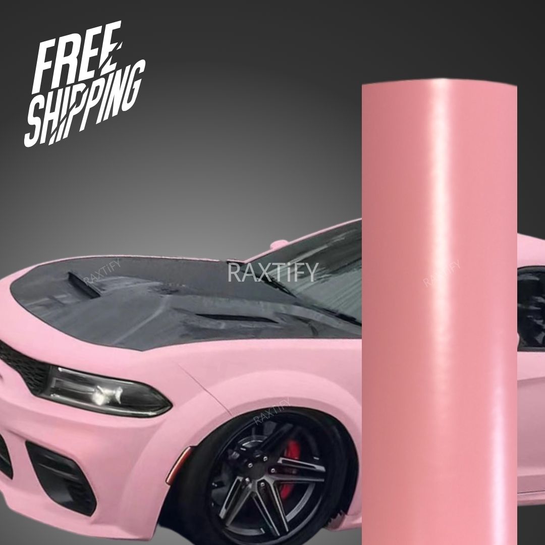 Matte Baby Pink Vinyl Wrap – RAXTiFY