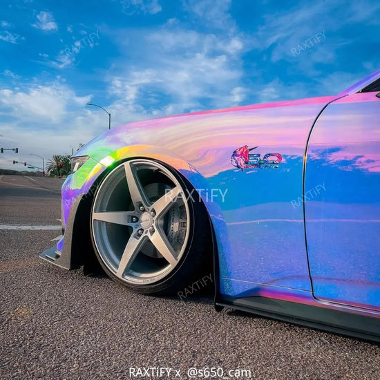 Opal Chrome White Vinyl Car Wrap for Vehicles – RAXTiFY