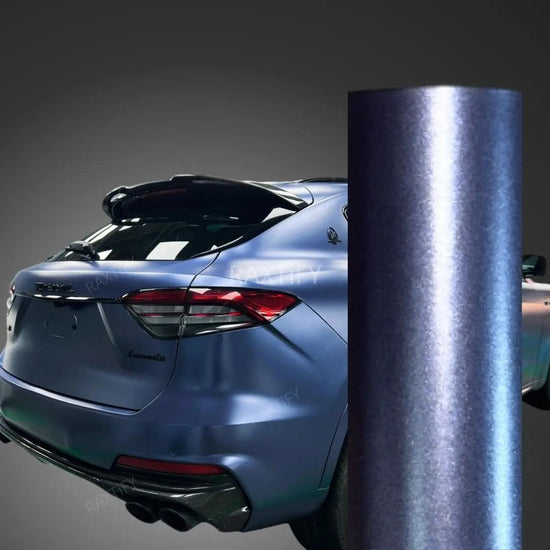 Satin Metallic Midnight Blue Vinyl Wrap – RAXTiFY
