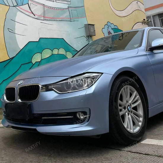 Satin Metallic Silver Lake Blue Vinyl Wrap – RAXTiFY