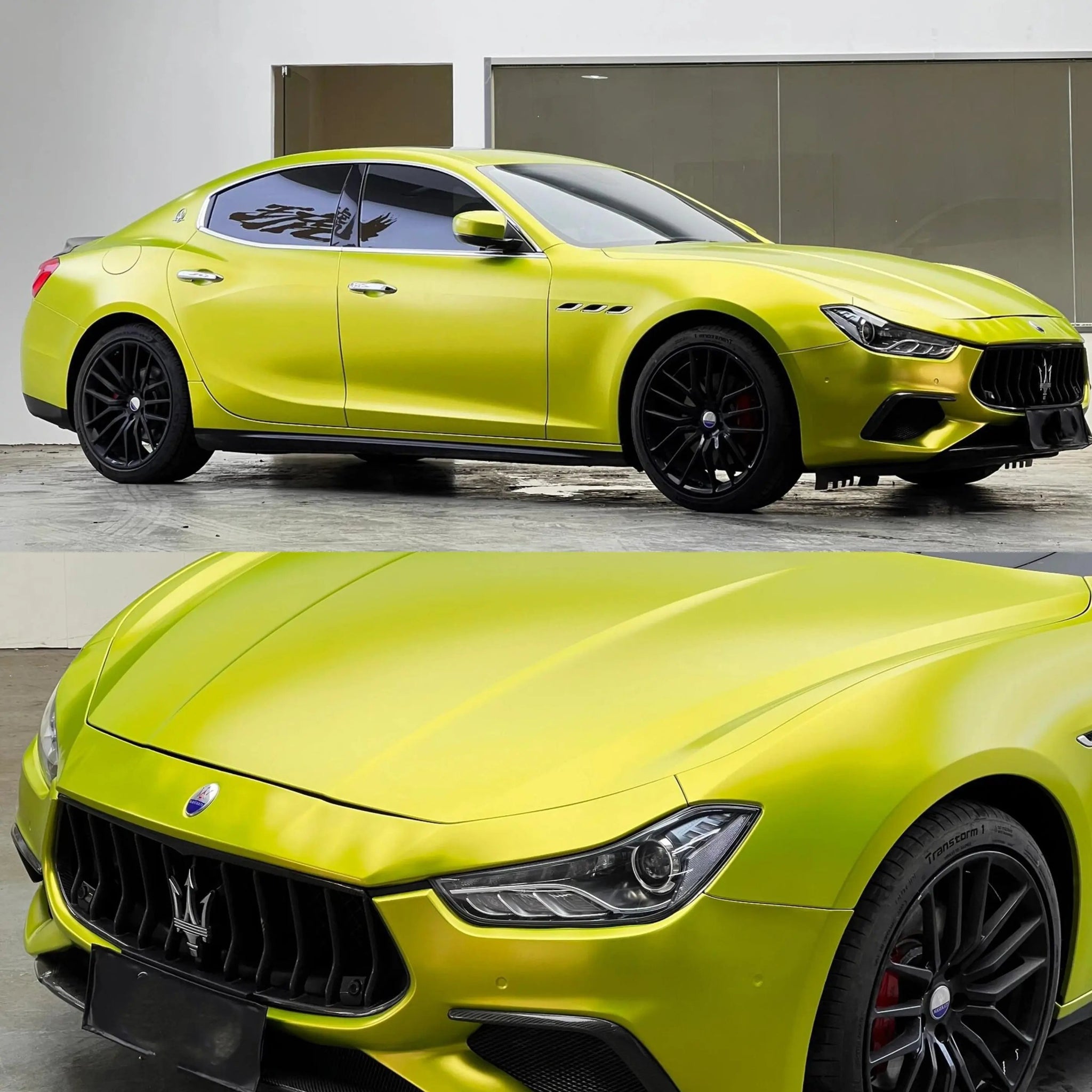 Satin Metallic Lemon Green Vinyl Wrap – RAXTiFY