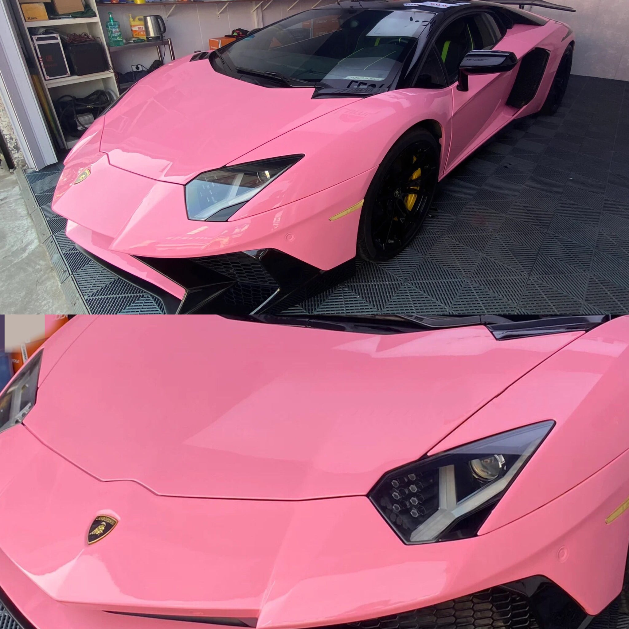 Super Gloss Light Pink Car Wrap