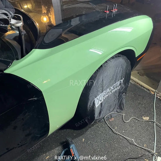 Super Gloss Sage Green Car Wrap – RAXTiFY