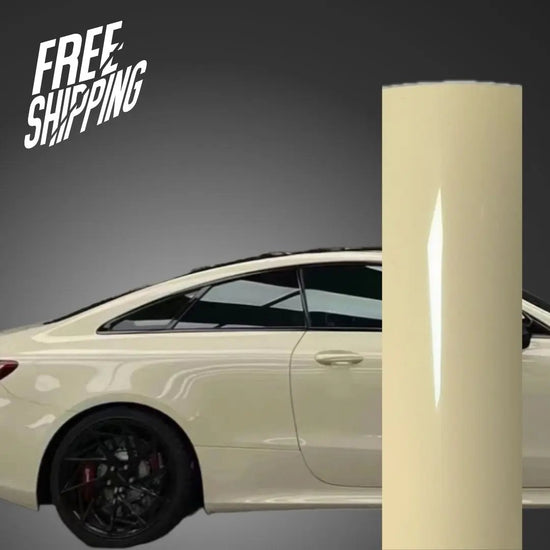 Super Gloss Tan Yellow Car Wrap – RAXTiFY