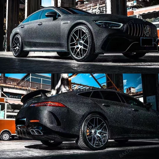 Ultra Diamond Glitter Matte Black Vinyl Wrap – RAXTiFY