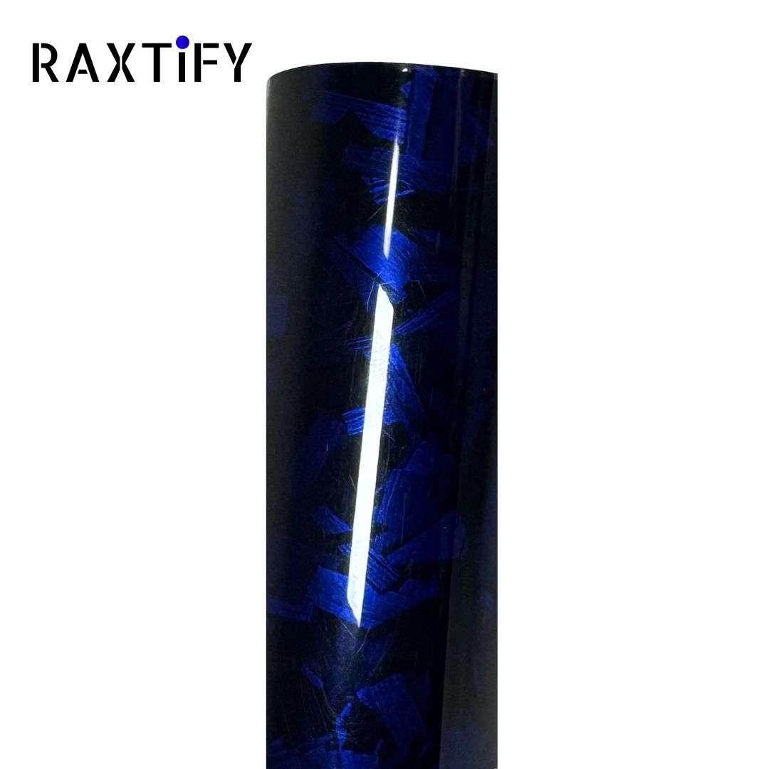 Camouflage Gloss Black Blue Forged Carbon Vinyl Wrap – RAXTiFY