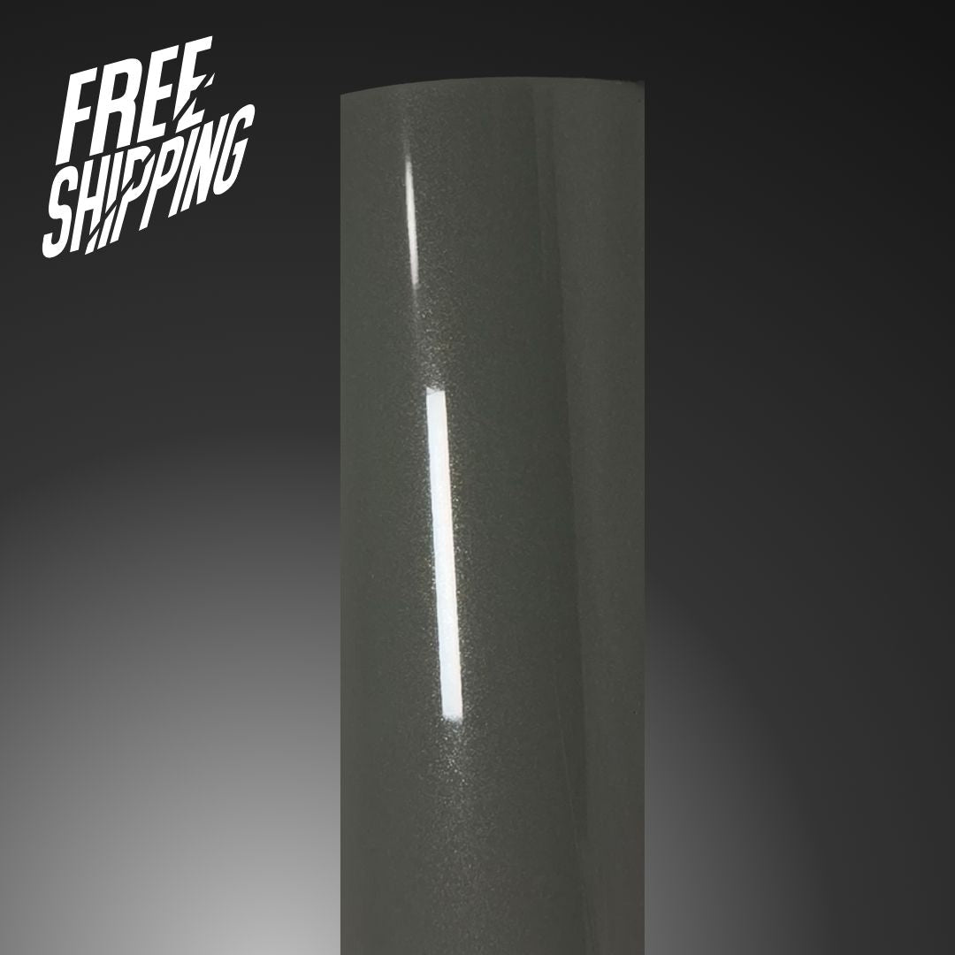 Gloss Metallic Light Dravit Gray Vinyl Wrap – RAXTiFY